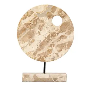 JAMIE YOUNG CO. Satellite Marble Decorative Stand - Cream