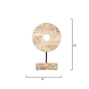 JAMIE YOUNG CO. Soleil Marble Decorative Stand