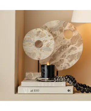 JAMIE YOUNG CO. Soleil Marble Decorative Stand