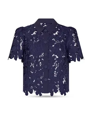 MILLY Addison Roja Lace Top