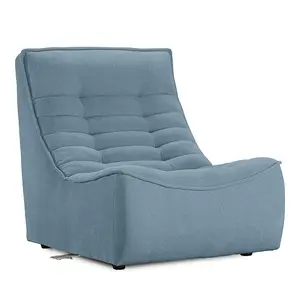 GIUSEPPE NICOLETTI Trattino Armless Chair Riccio Celeste