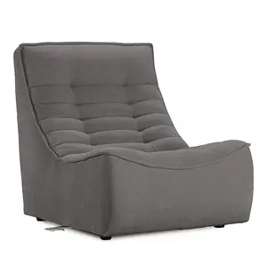 GIUSEPPE NICOLETTI Trattino Armless Chair Riccio Grigio