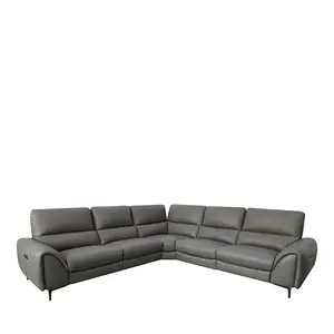 Bloomingdale'S Ginny 5 Piece Power Motion Sectional - Elephant