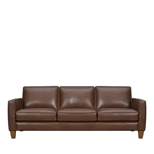 VIOLINO Bloomingdale's Hesh Leather Sofa - Old World Walnut