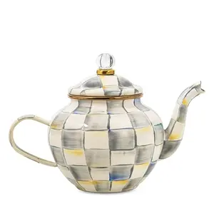 MACKENZIE-CHILDS Sterling Check 4 Cup Teapot - Multi