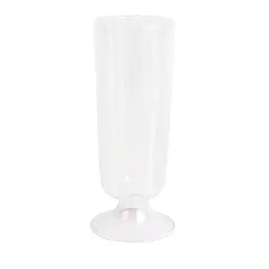 VIETRI Nuovo Stripe Champagne Glass - White