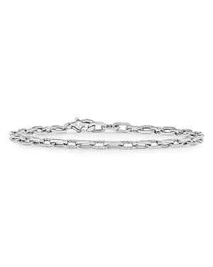 David Yurman Dy Madison Chain Bracelet - White