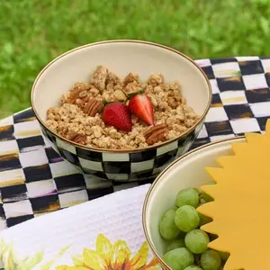 MACKENZIE-CHILDS Courtly Check Everyday Bowl, Small - Multi