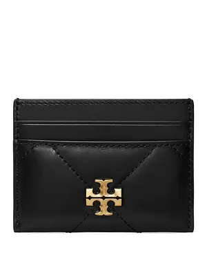 Tory Burch Kira Diamond Quilt Card Case - Black