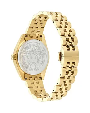 Versace V Code 36mm Watch - Gold