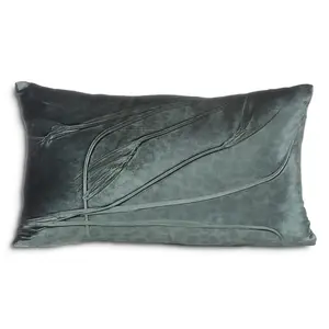 AVIVA STANOFF Leopard Paradise Signature Velvet Collection Pillow, 20 X 20 - Cinder