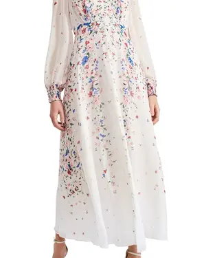HOBBS LONDON Asher Silk Maxi Dress