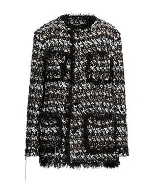 Dolce & Gabbana Tweed Single-breasted Coat