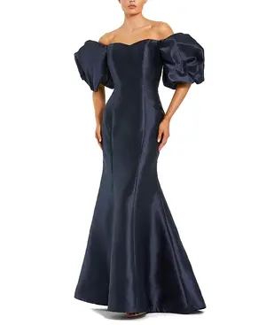 Puff Sleeve Evening Dresses