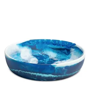 BLUE PHEASANT Hugo Resin Serving Bowl - Blue