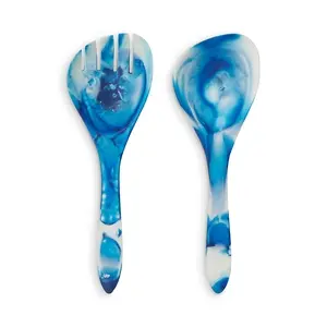 BLUE PHEASANT Laney 2 Piece Serving Set - Blue