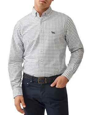 Rodd & Gunn Gunn Check Oxford 3 Sports Fit Shirt - Navy