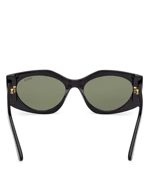 Emilio Pucci Geometric Sunglasses, 55mm