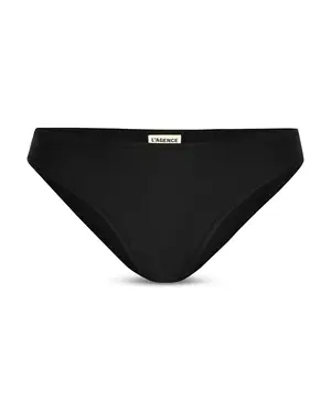 L'Agence Nicole Bikini Bottom - Black