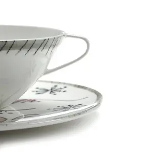 SERAX Marni Soup Bowl With Handles & Fiore Rosa Saucer