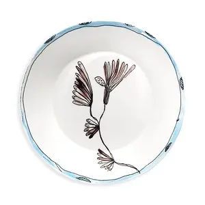 SERAX Marni Camelia Aubergine Small Serving Bowl - Multi