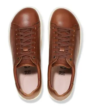 BIRKENSTOCK Bend Lace Up Sneakers - Cognac