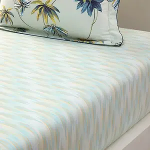 YVES DELORME Tropical Fitted Sheet, Queen