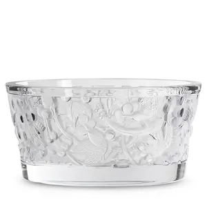 Lalique Merles & Raisins Bowl - Clear