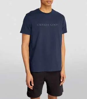 Canada Goose Cotton Emerson T-shirt - Navy
