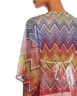Missoni Multicolor Chevron Swim Cover-up Tunic