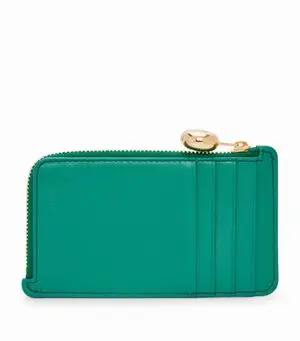 Loewe Loewe Leather Pebble Card Holder Green