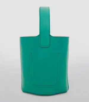 Loewe Mini Leather Pebble Bucket Bag