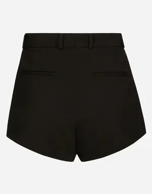 Dolce & Gabbana High-waisted Stretch Wool Shorts
