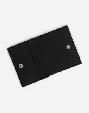 Dolce & Gabbana Calfskin Card Holder With Branded Plate
