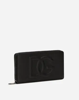 Dolce & Gabbana Zip-around Dg Logo Wallet