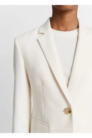 Vince Shrunken Blazer - White