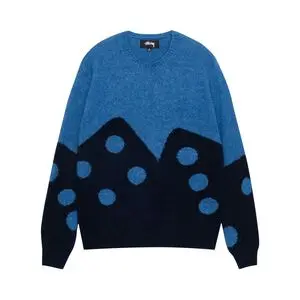 StÜssy Dice Fuzzy Crewneck - Multicolor