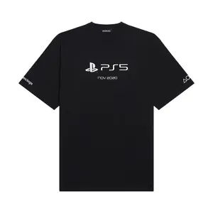 Balenciaga Playstation Boxy Tee /white - Black