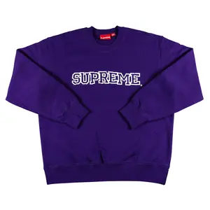 Supreme Shattered Logo Crewneck - Purple