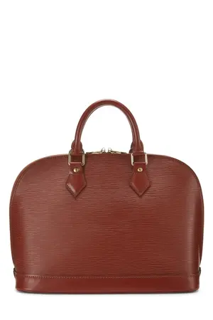 LOUIS VUITTON Cipango Gold Epi Alma - Brown