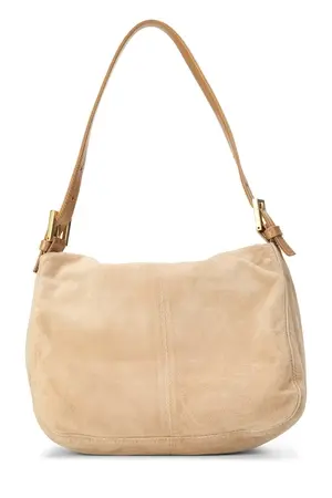 Fendi Suede Shoulder Bag