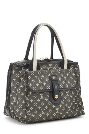LOUIS VUITTON Monogram Mini Lin Sac Mary Kate - Navy