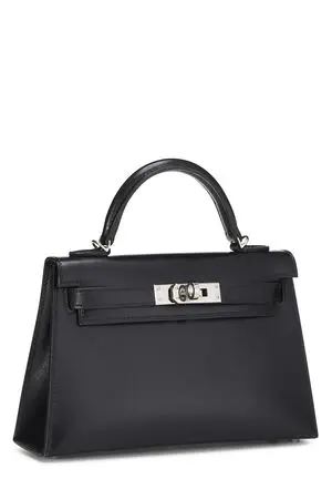Hermès Box Kelly Sellier 20 - Black