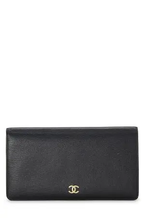 Chanel Calfskin Long Flap Wallet