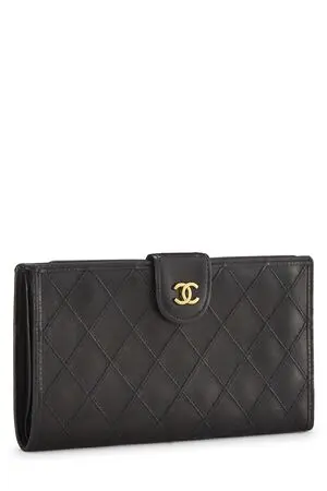 Chanel Calfskin Long Flap Wallet