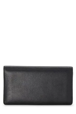 Chanel Calfskin Long Flap Wallet