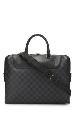 LOUIS VUITTON Damier Graphite Porte-documents Jour - Black