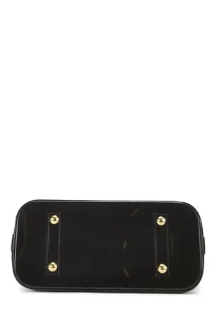LOUIS VUITTON Monogram Vernis Alma - Black
