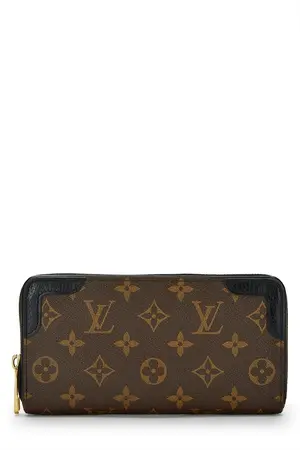 LOUIS VUITTON Monogram Canvas Retiro Zippy Continental Wallet - Black