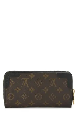 LOUIS VUITTON Monogram Canvas Retiro Zippy Continental Wallet - Black